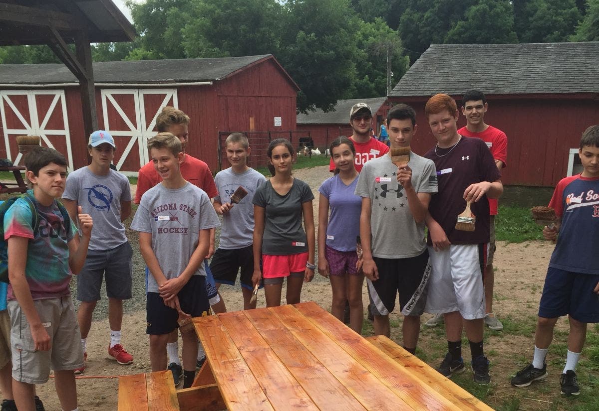 Flaming Farm Summer Program participants donate time and talent to ...