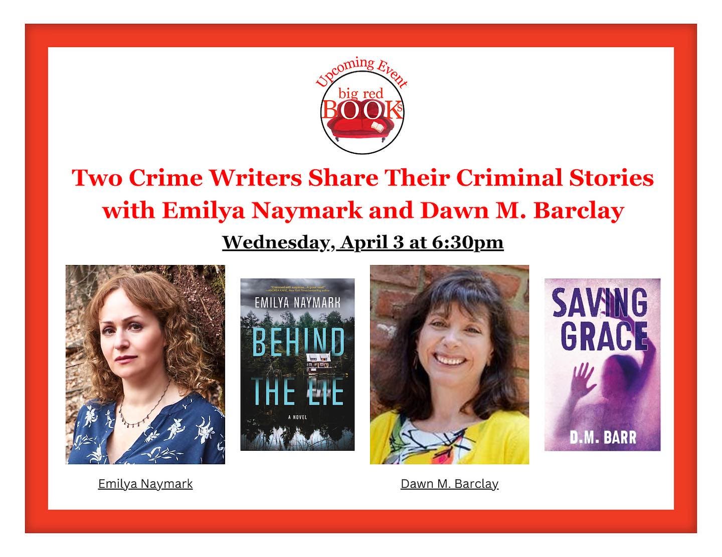 Apr 3 | Two Local Authors Talking Crime | Nyack, NY Patch