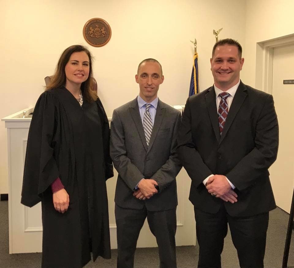 Two New Officers Sworn Into Tredyffrin Township Police Department ...