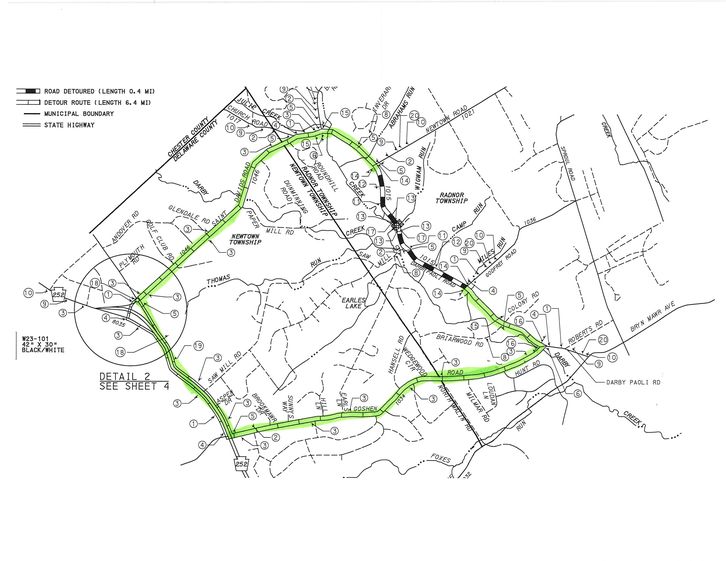 2 Radnor Bridges Being Replaced, Work To Last Through 2020 | Radnor, PA ...