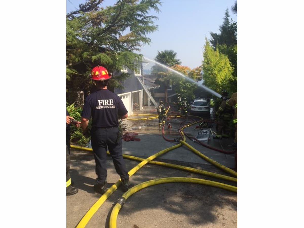 Big House Fire On Mercer Island Draws Dozens Of Firefighters | Mercer ...