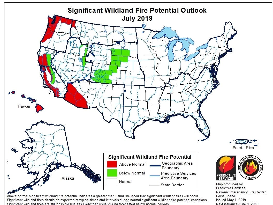'Significant' Wildfire Season Seen For Western Washington | Across ...