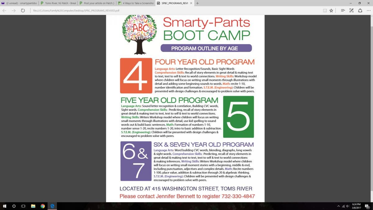 Smarty-Pants Boot Camp LLC: An Educational STEM Camp Geared Toward Pre ...