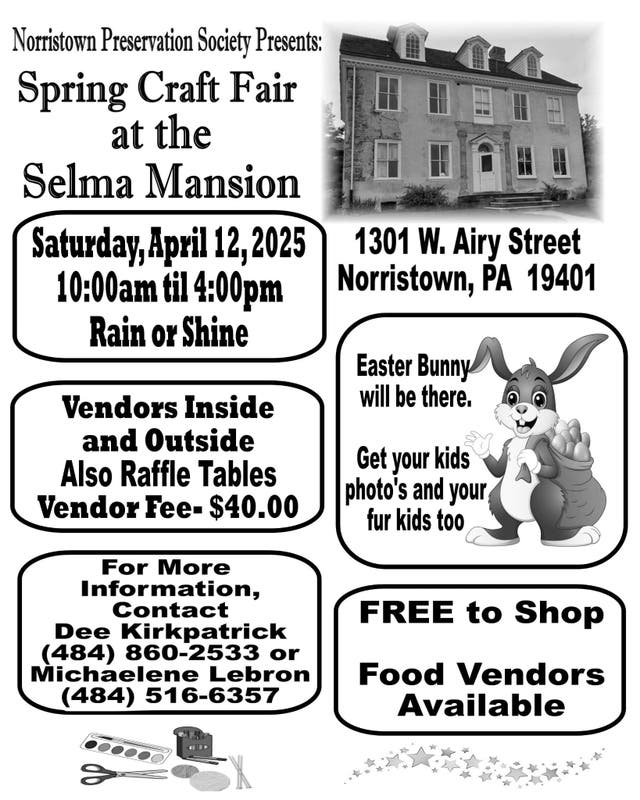 Apr 12 | Spring Craft Fair /Easter Bunny | Norristown, PA Patch
