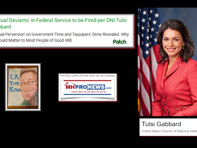 'Sexual Deviants' in Federal Service to be Fired-per DNI Tulsi Gabbard ...