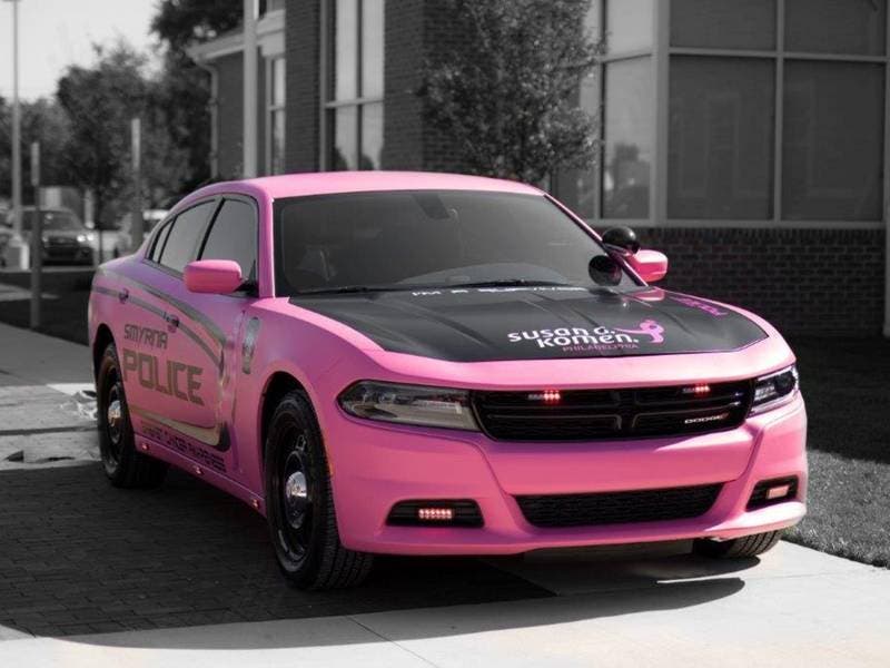 Why A Pink Police Car May Roll Up On You In Smyrna | Smyrna, GA Patch