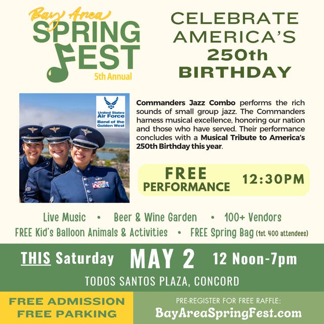 May 2 | US Air Force Band celebrates America's 250th Birthday THIS ...