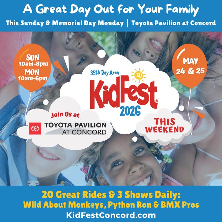 May 24 | Bay Area KidFest is back at the Concord Pavilion This Sunday ...