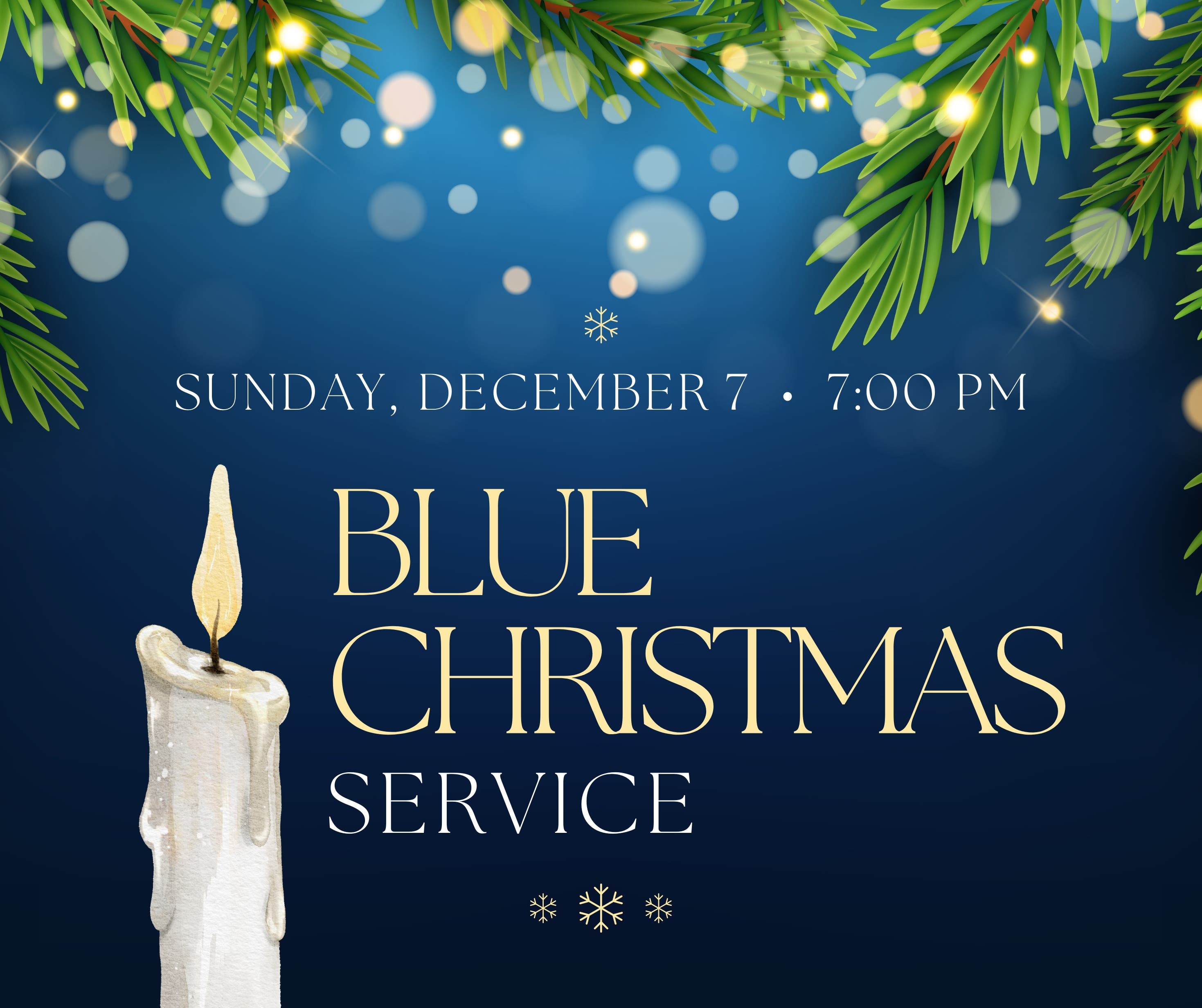 Dec 7 | Blue Christmas Service at United Methodist Church of Westford ...