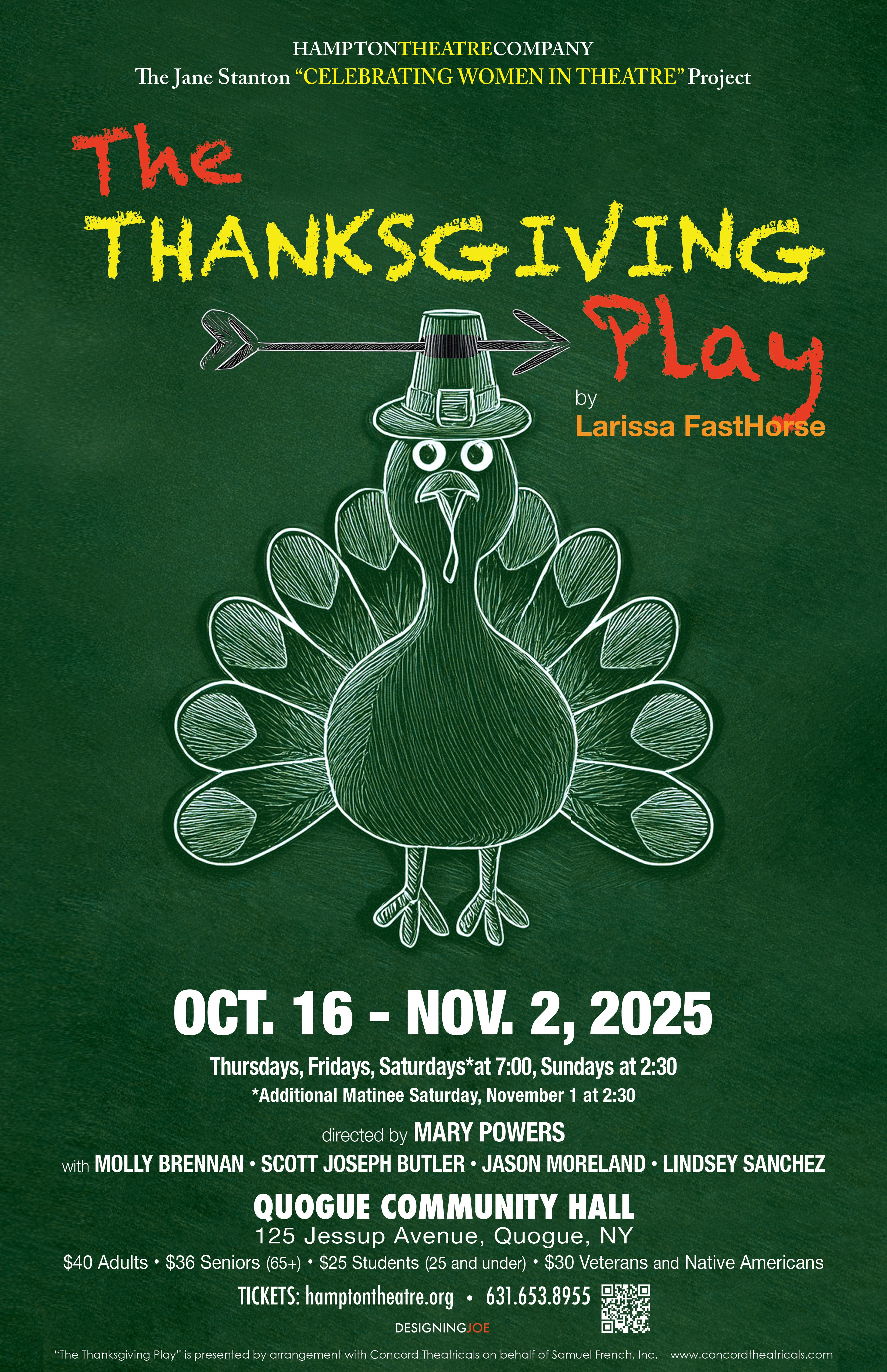 Oct 31 | The Thanksgiving Play | Westhampton, NY Patch