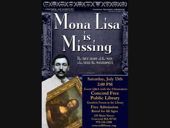Mona Lisa Theft Documentary Coming to the Concord Free Public Library ...