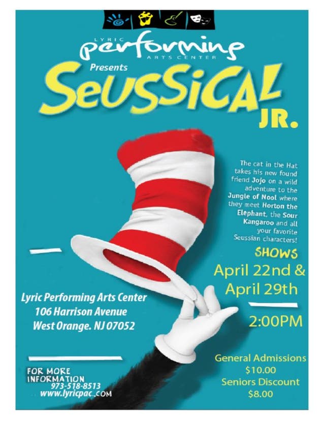 Lyric PAC Presents Seussical the Musical Jr. | West Orange, NJ Patch