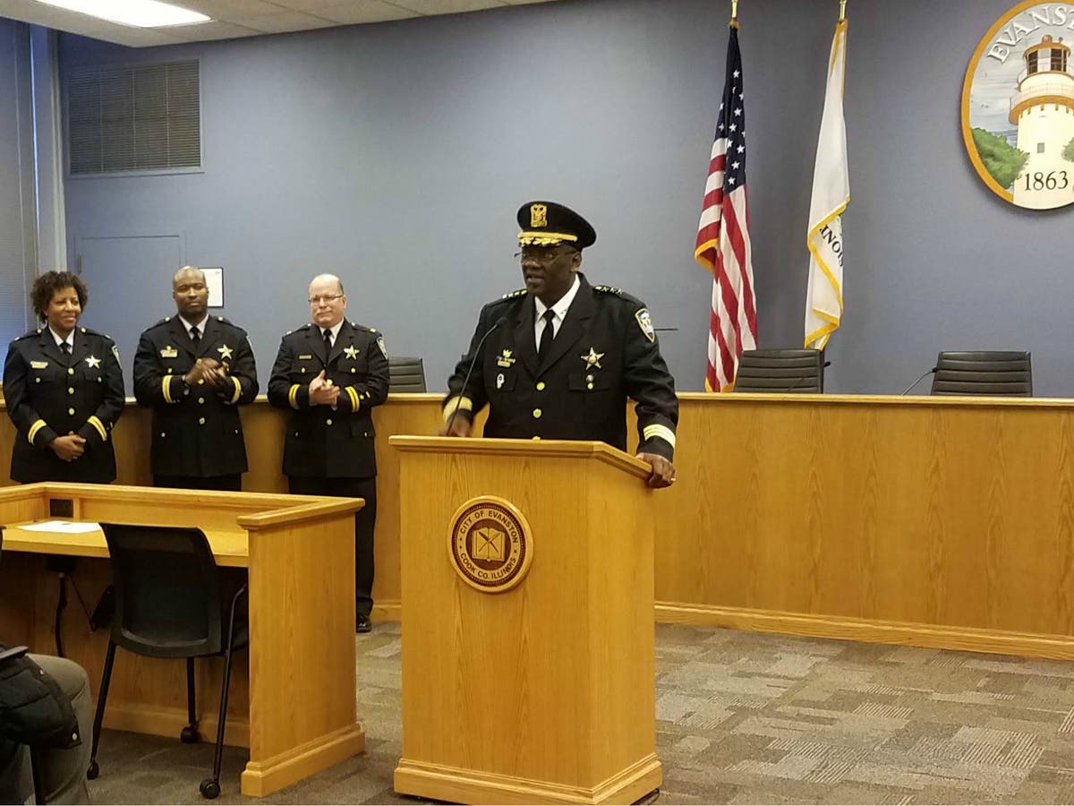 Demitrous Cook Sworn In As New Evanston Police Chief | Evanston, IL Patch