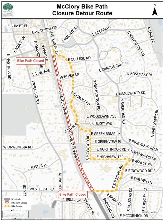 Repaving Begins On Robert McClory Bike Path In Lake Forest | Lake ...