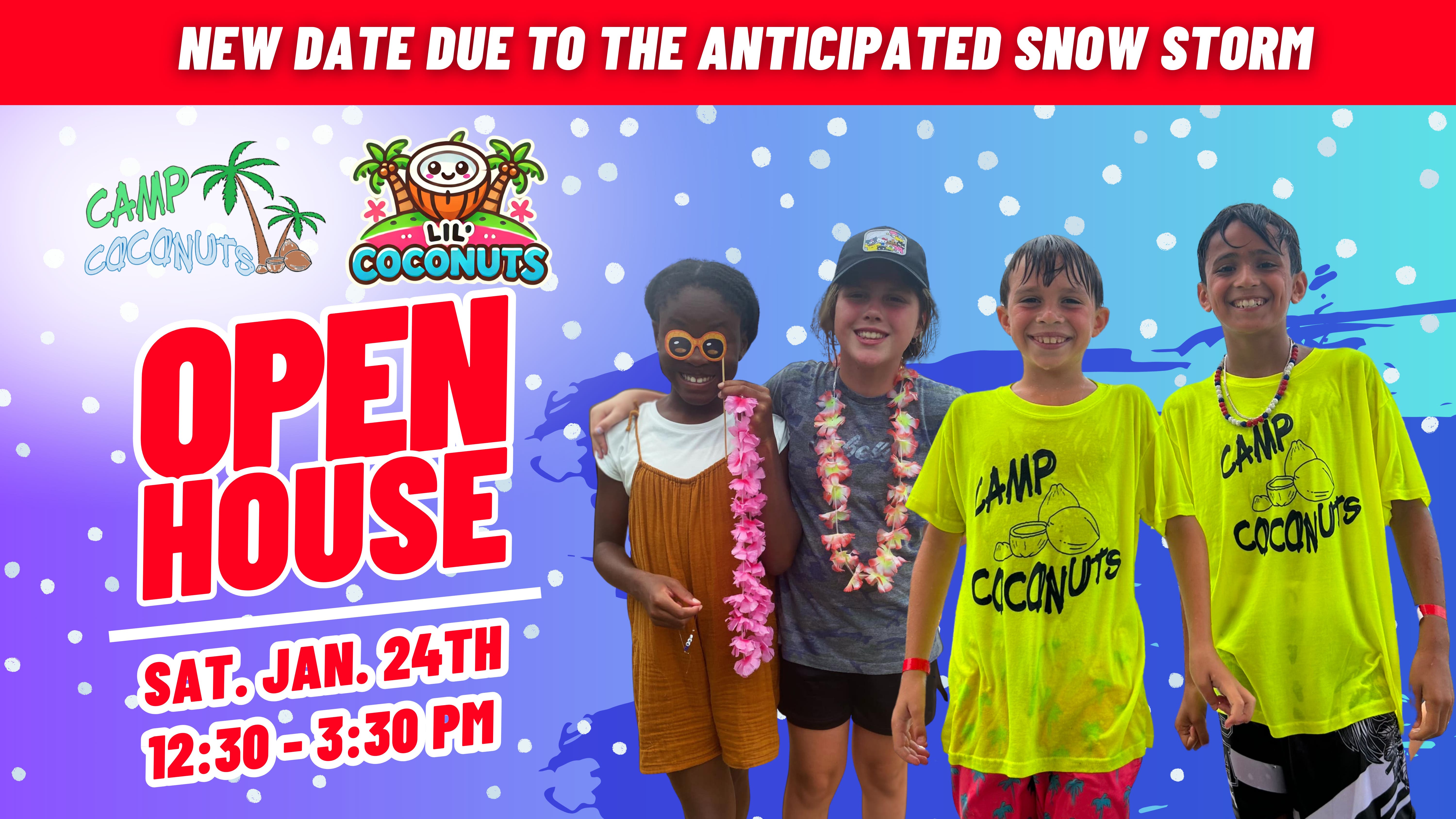 Jan 24 | Camp Coconuts January Open House 1/24: Ages 3-14 + Teen Travel ...