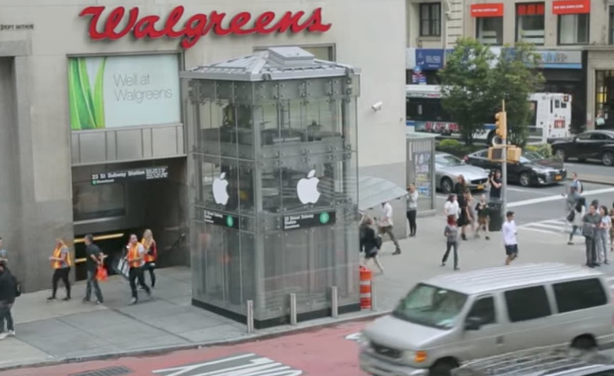 Watch Pranksters Turn A Subway Elevator Into A Fake Apple Store ...