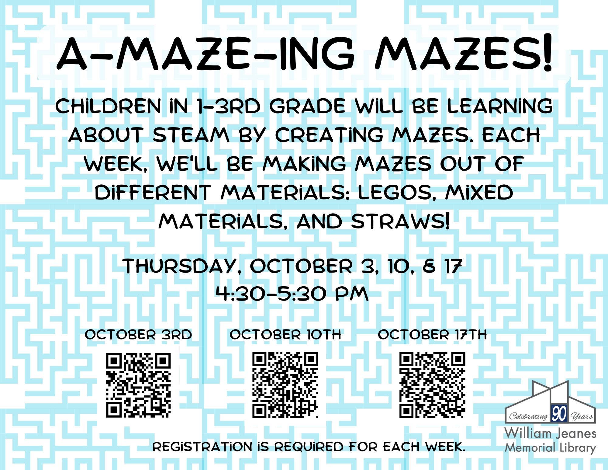 Oct 15 | A-Maze-ing Mazes, Wall Maze! | Plymouth, PA Patch