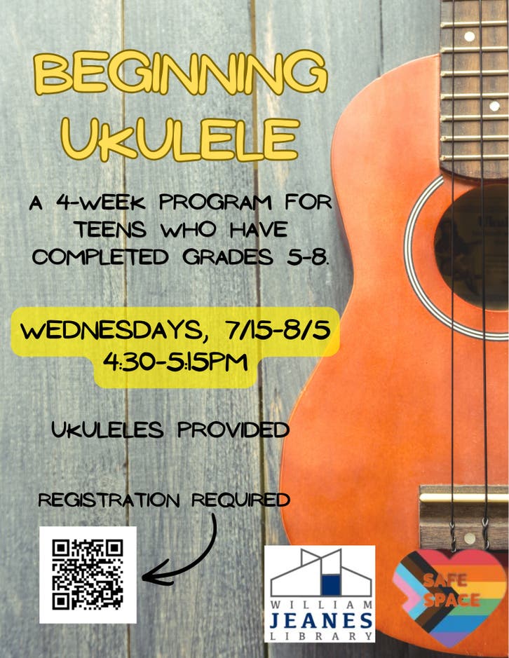 Jul 15 | Beginning Ukulele | Plymouth, PA Patch
