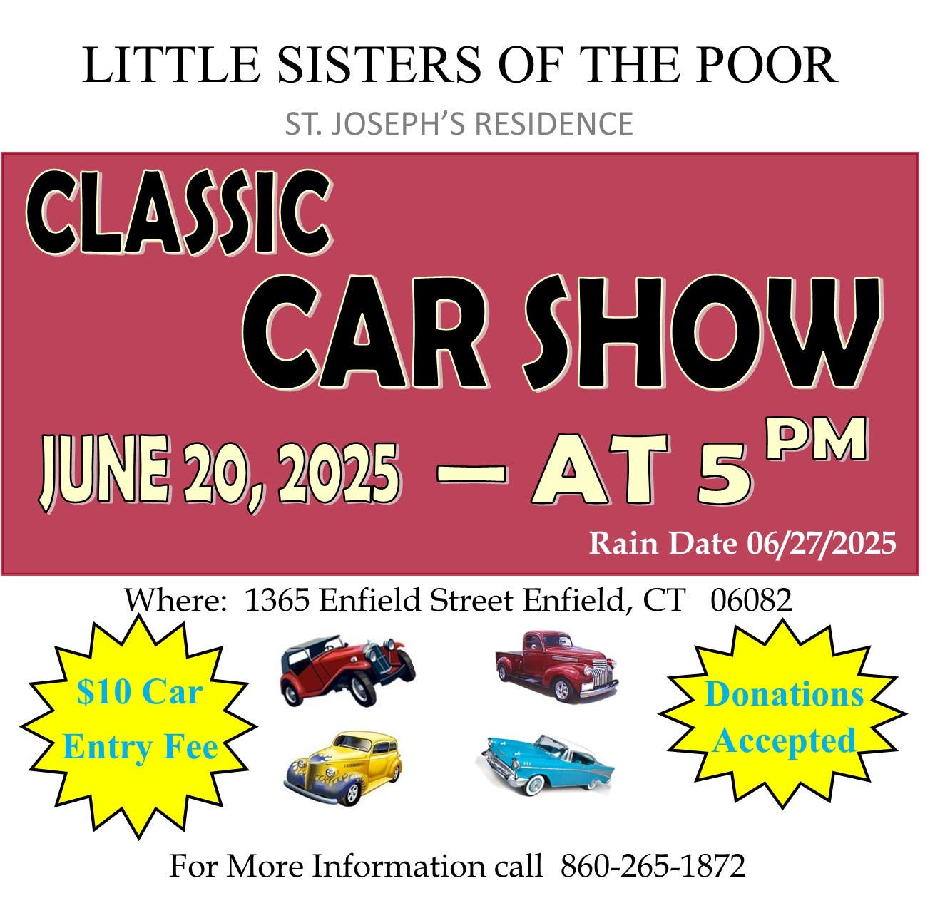 Jun 20 | Annual Classic Car Show | Enfield, CT Patch