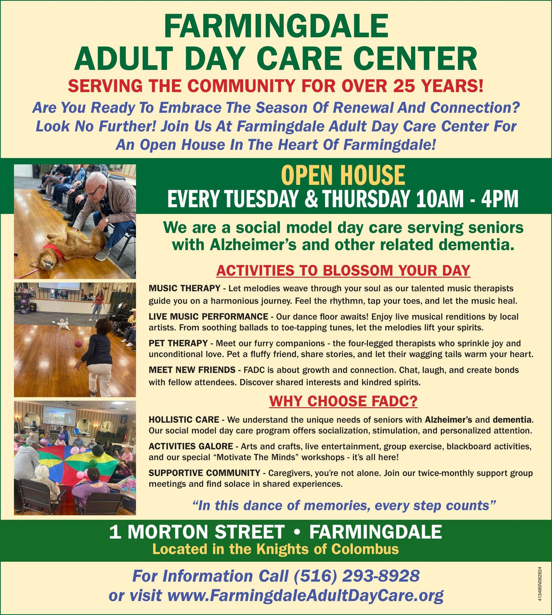 Jun 3 | Open house Every Tuesday and Thursday at the Farmingdale Adult ...