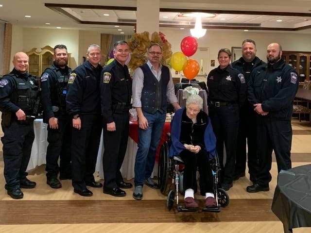 First Female Lockport Police Officer Celebrates 100th Birthday | Homer ...