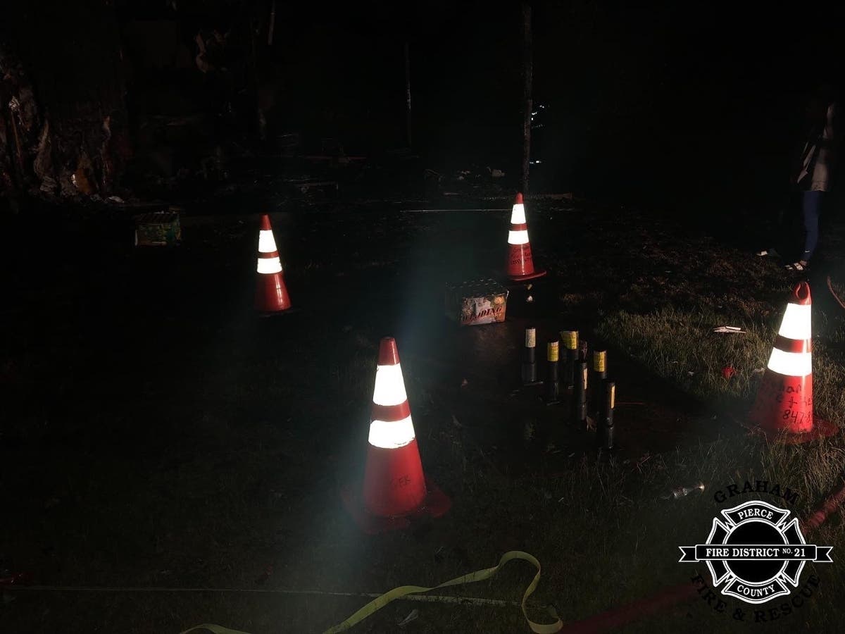 Spent Fireworks Ignite Garage Fire Early Friday: Graham Fire | Puyallup ...