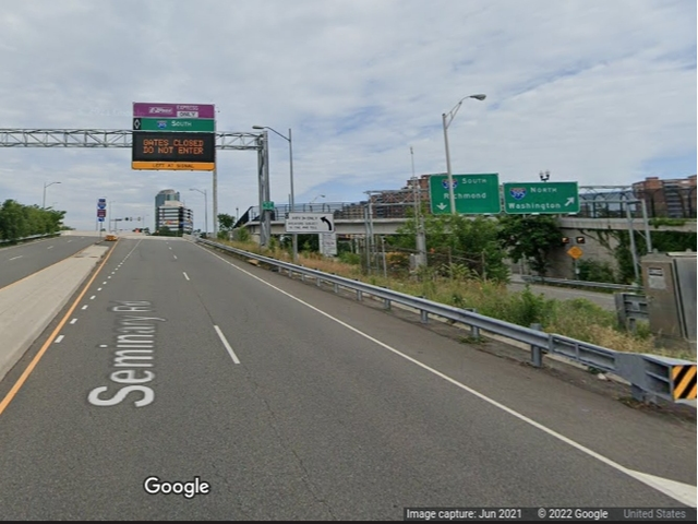 I-395 HOV Ramp To Seminary Road Converting To Toll Ramp In Alexandria ...