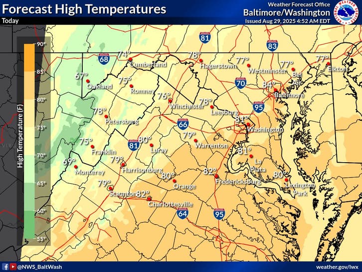 Strong Rip Currents To Affect Coast: VA Labor Day Weather Forecast ...