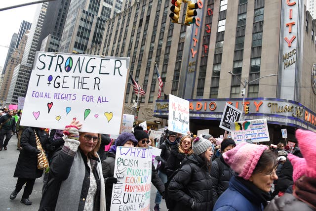 PHOTOS: Thousands Take To NYC Streets For Women's March 2019 | New York ...