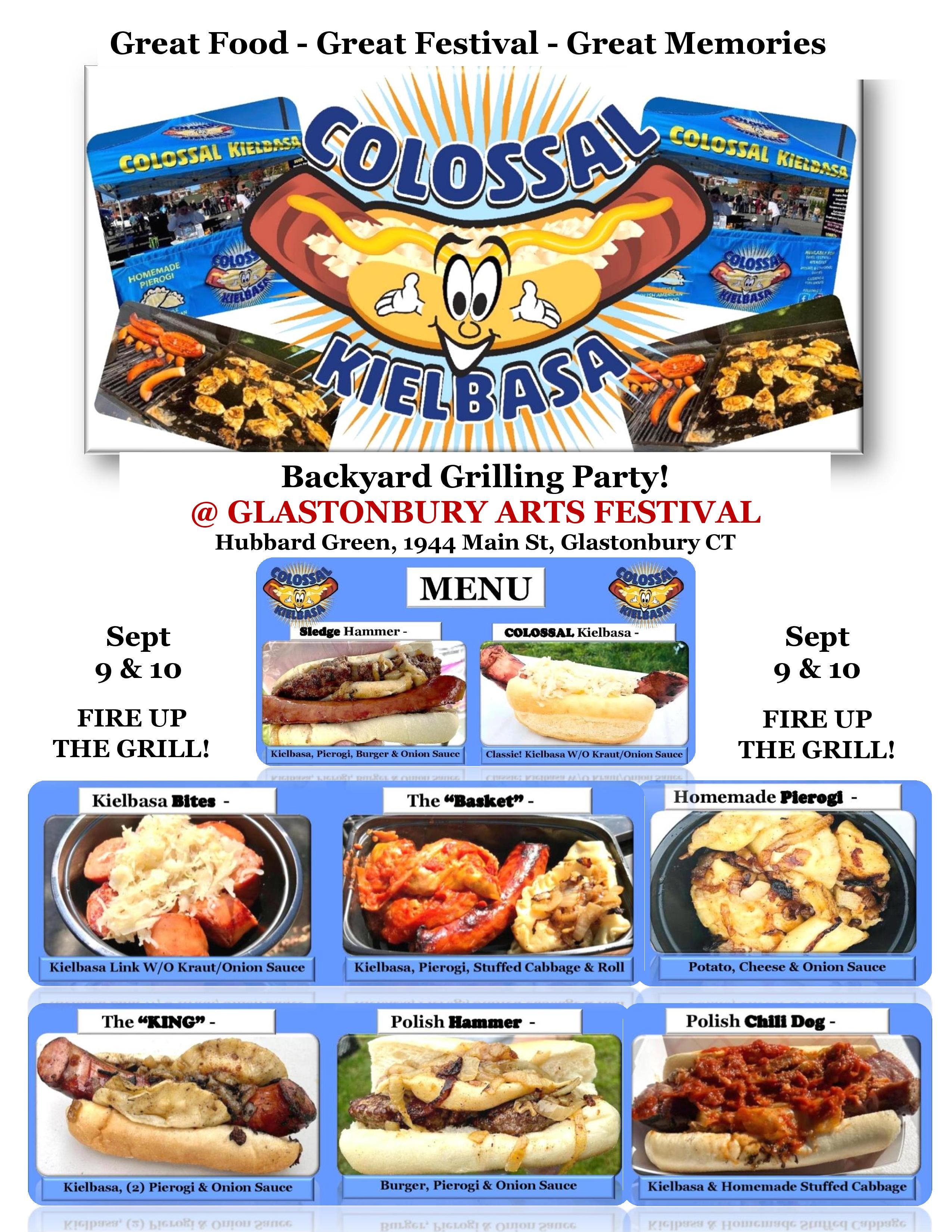 Sep 9 | Colossal Kielbasa @ Glastonbury Fine Arts Fest | Glastonbury ...