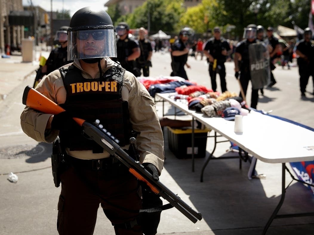 Injuries At Protests Draw Scrutiny To Use Of Police Weaponry | Across ...
