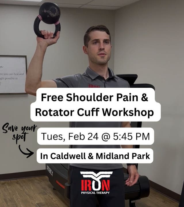 Feb 24 | Shoulder Pain and Rotator Cuff Workshop | Caldwells, NJ Patch