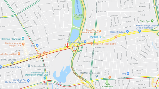 Wantagh Crash Closes Lane, Snarls Traffic On Sunrise Highway | Wantagh ...