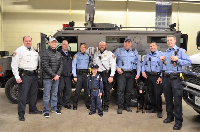 Child Visits Joliet Police In His Uniform, Thanking Them | Joliet, IL Patch