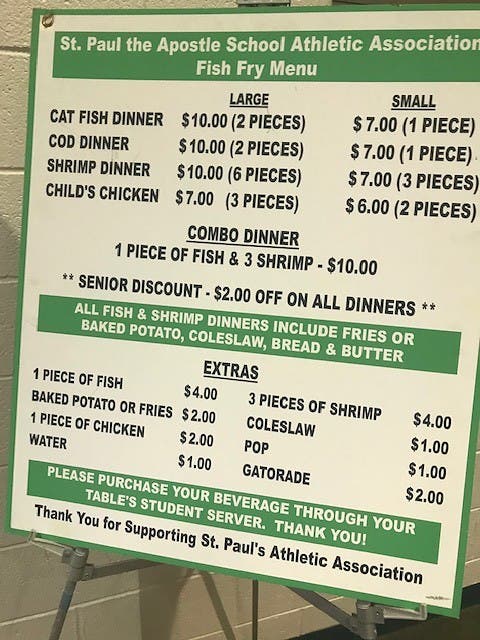 St. Paul's Fish Fry: This Week's Joliet Patch Pick For Lent | Joliet ...