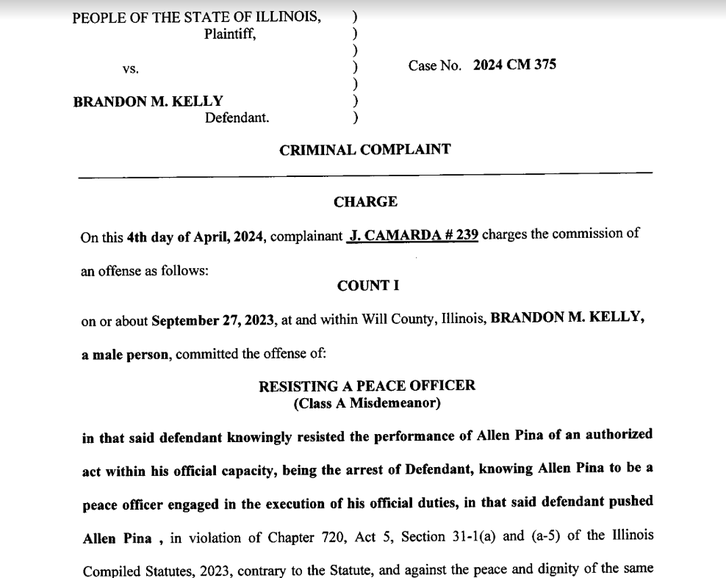 Joliet Police Did Not Intentionally Skip Brandon Kelly's Trial: Chief ...