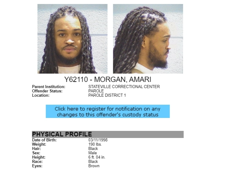Convicted Killer Amari Morgan Attacked Woman At Hotel: JPD | Joliet, IL ...