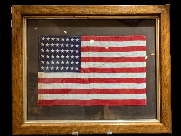 Antique Framed American Flags - Doylestown, PA Patch