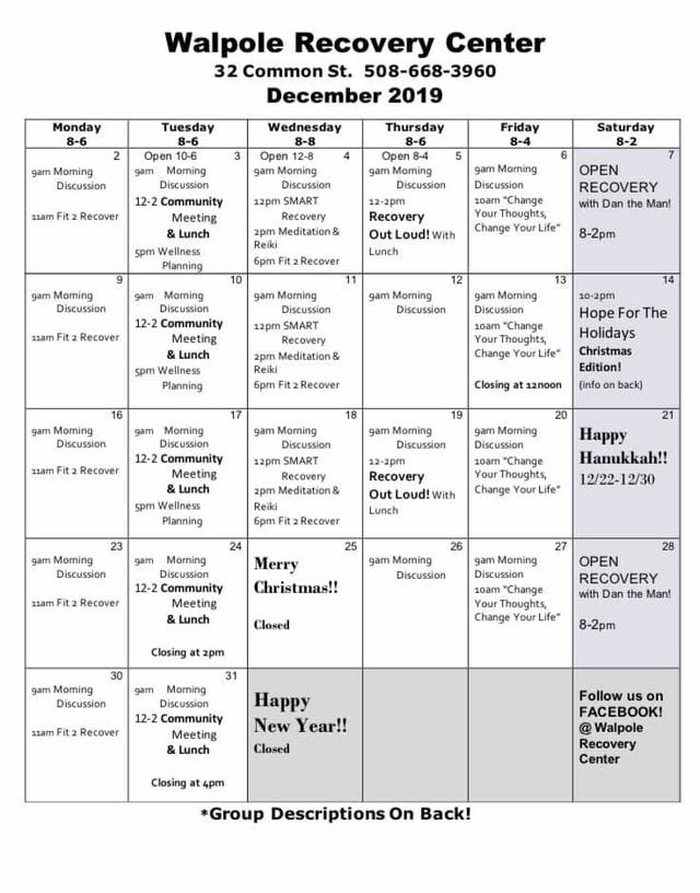 Walpole Recovery Center: A New Resource For Those In Recovery ...