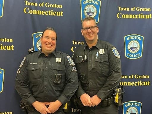 Town Of Groton Police Honor Officers Who Caught Homicide Suspect ...