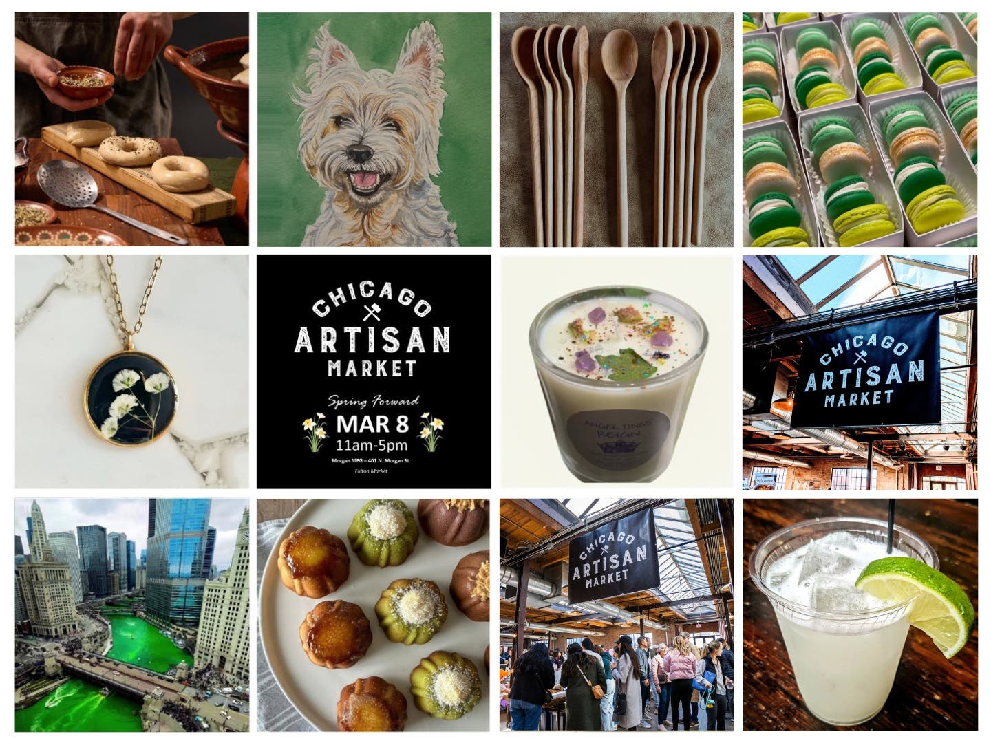Mar 8 | Chicago Artisan Market in Fulton Market - Sun, Mar 8th (Spring ...