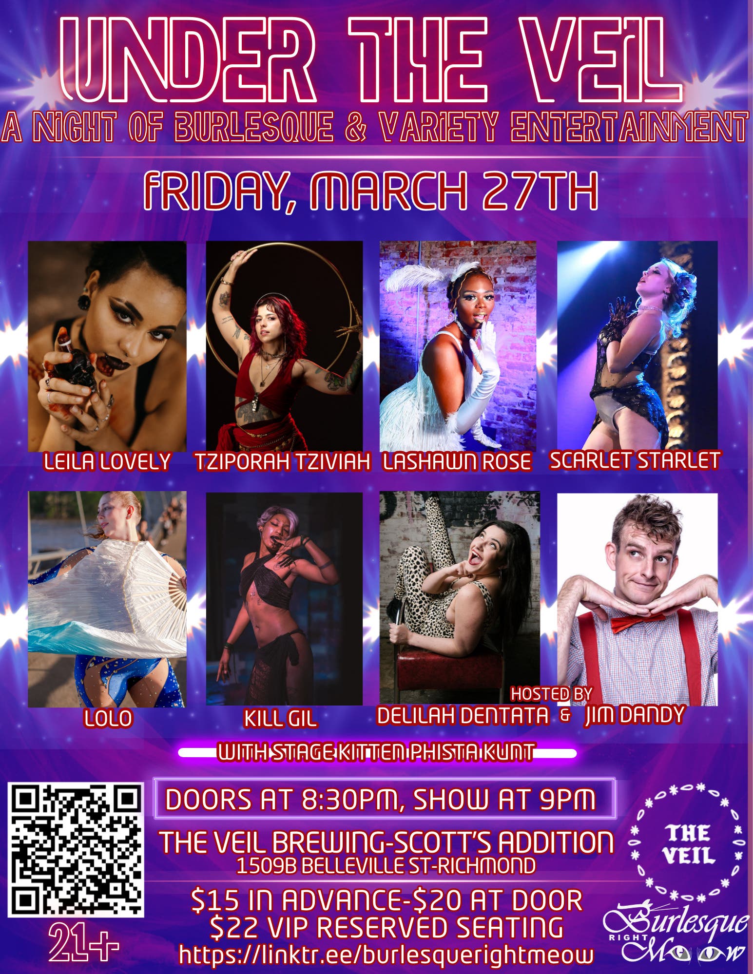Mar 27 | Under The Veil: A Night Of Burlesque and Variety Entertainment ...