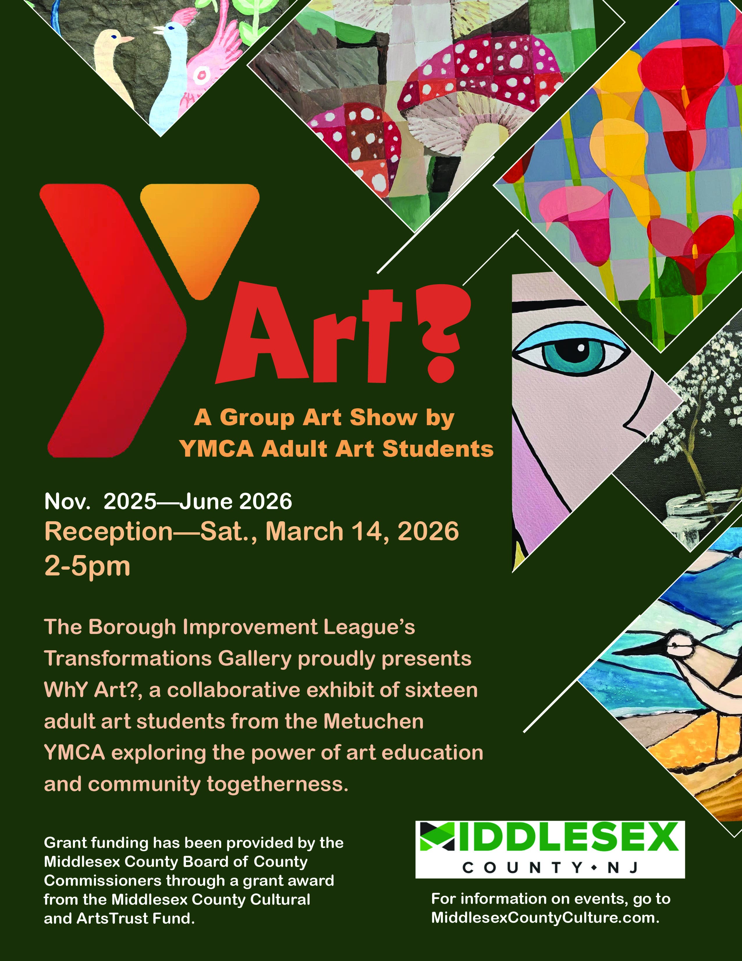 Mar 14 | "WhY Art" Exhibit Reception | Edison, NJ Patch