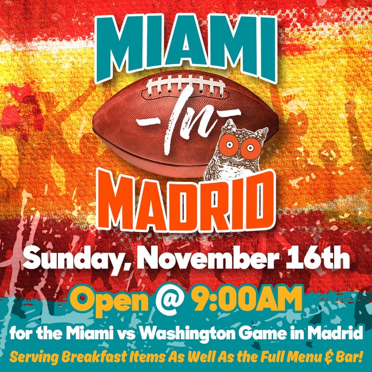 Nov 16 | Hooters Opening Early for Dolphins vs. Commanders Game in ...