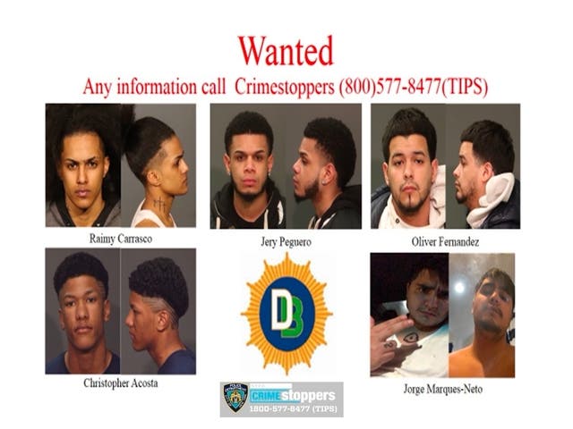 These 5 Men Wanted After NYC Trinitarios Bust, Cops Say | New York City ...