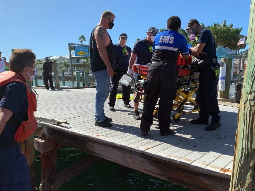 Woman Rescued By Coast Guard After Falling On Passenger Boat | Pinellas ...