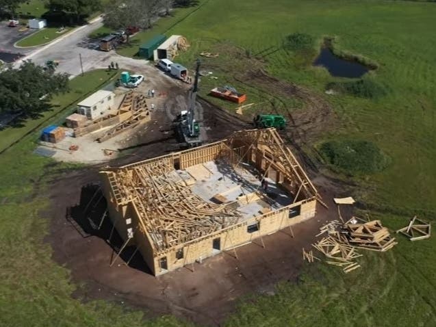 Construction Workers Fall 20 Feet When Building Trusses Collapse | New ...