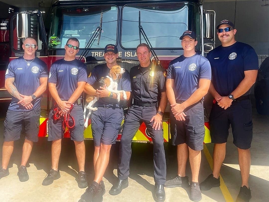 Canine Captain Joins Crew Of Treasure Island Fire Rescue | Pinellas ...