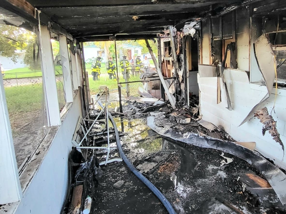 Downed Power Line Catches Palm River House On Fire | Tampa, FL Patch