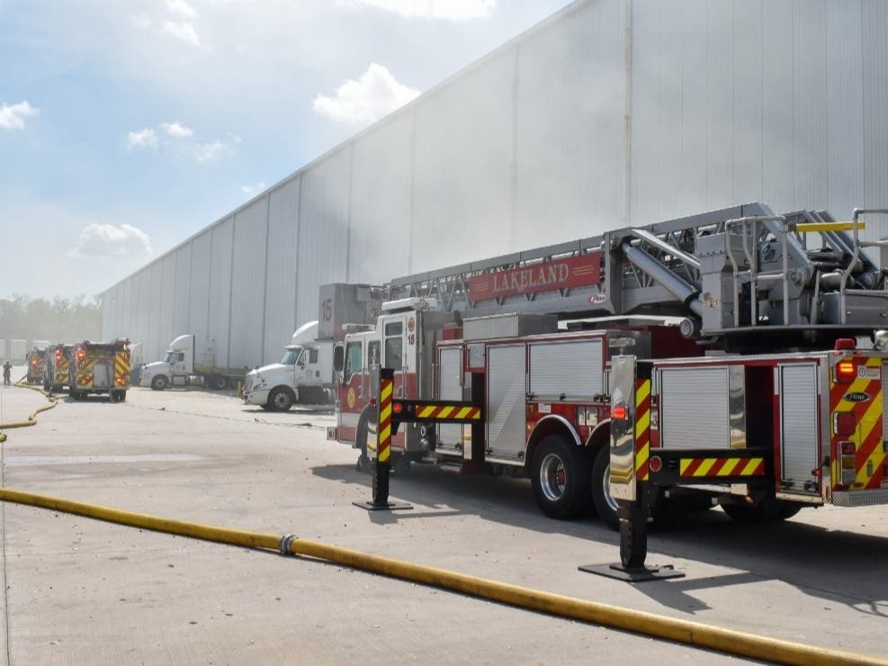 Lakeland Manufacturing Facility Catches Fire; No Injuries Reported ...